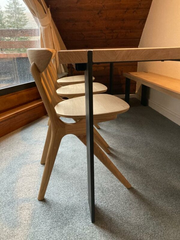 Table salle à manger de 2m - Table Hache - Robin Sicle