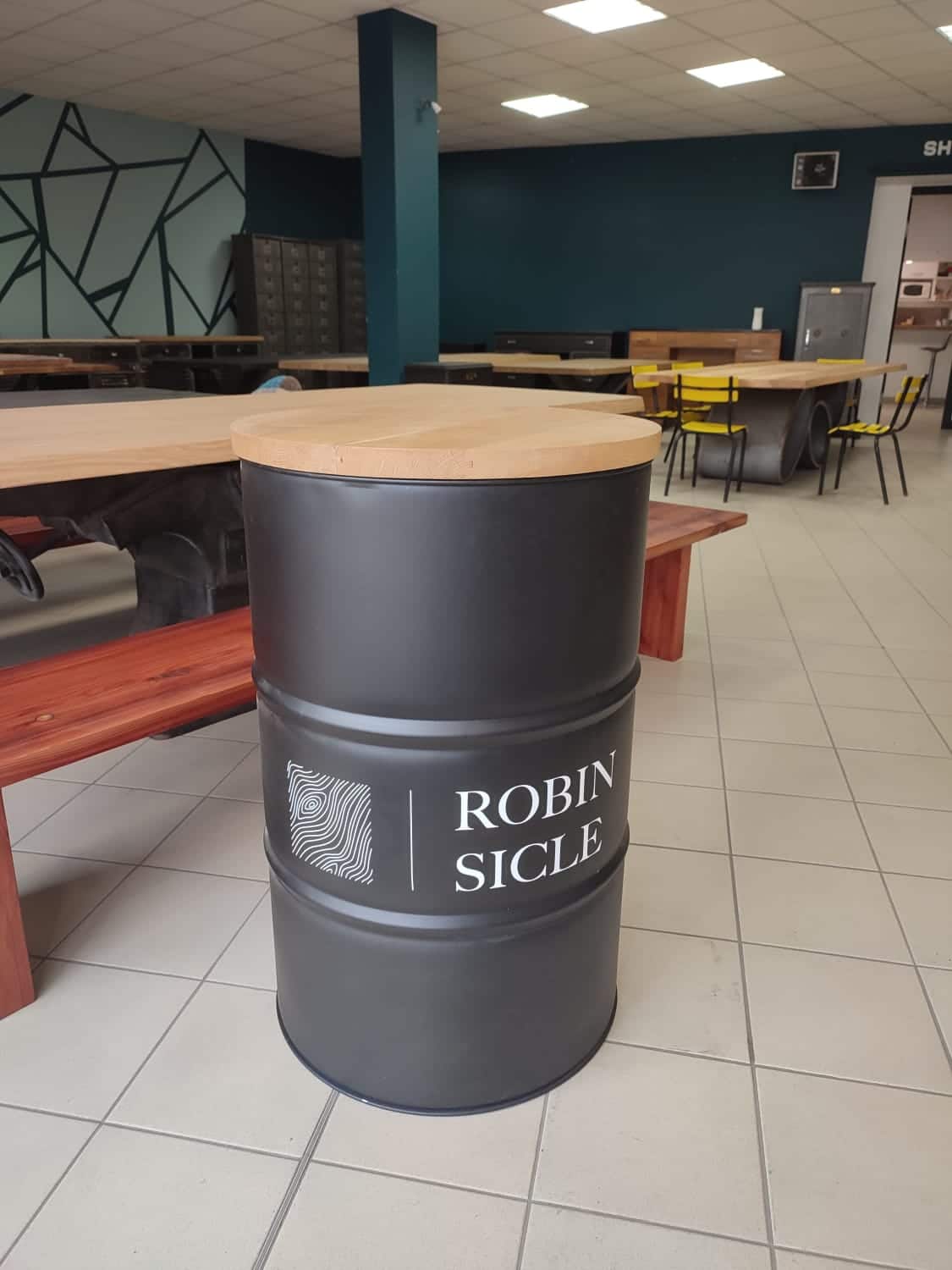 Mange debout - Bidon personnalisable - Robin Sicle