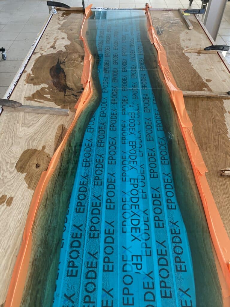 Table résine epoxy - Table X IPN Rivière - Robin Sicle