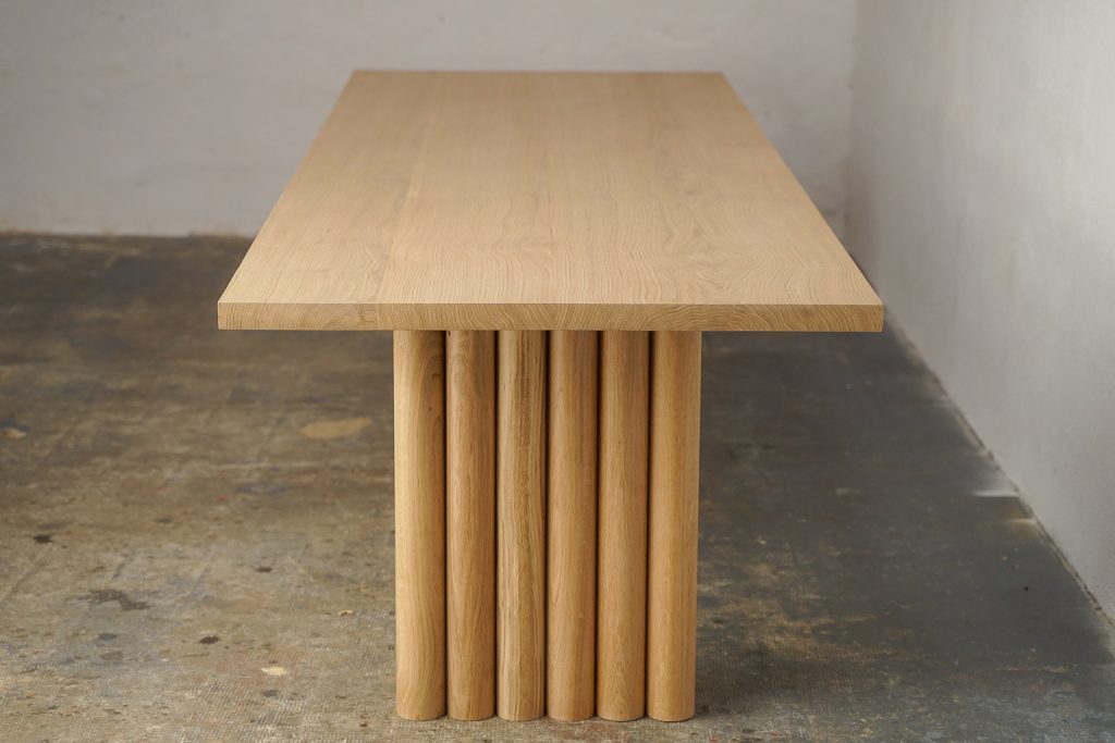 Table bois massif vernis - Table Accordérond - Robin