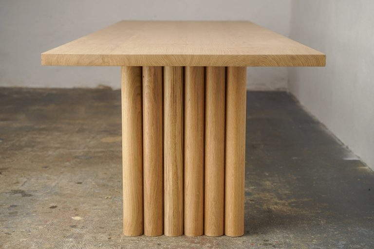 Table bois massif vernis - Table Accordérond - Robin