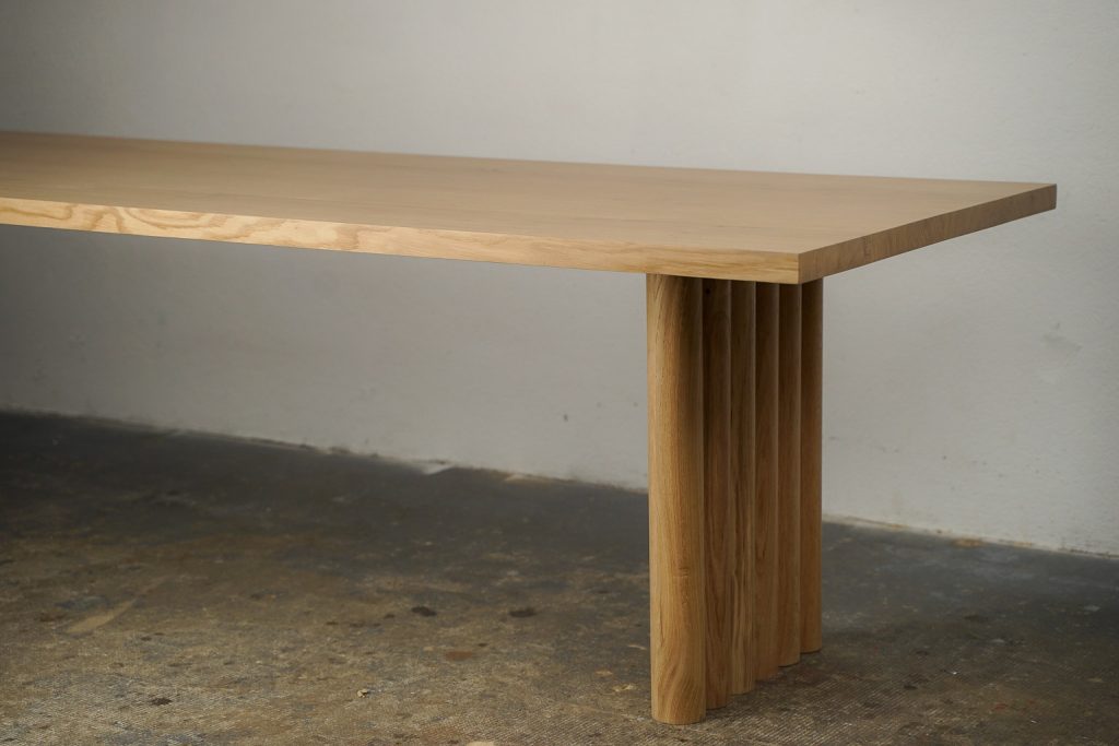 Table bois massif vernis - Table Accordérond - Robin