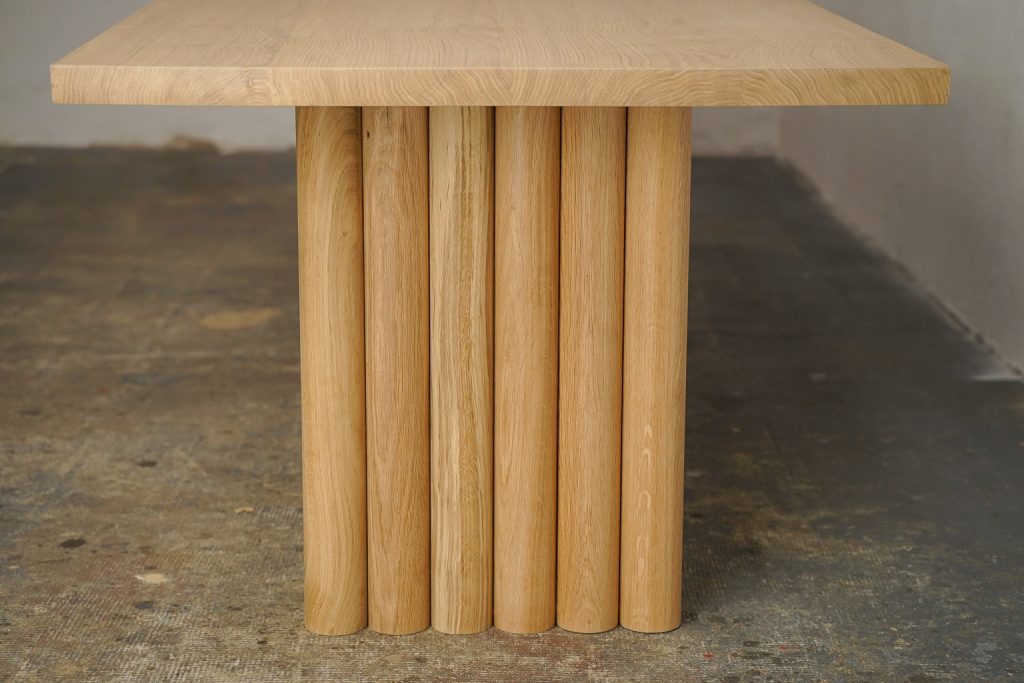 Table bois massif vernis - Table Accordérond - Robin