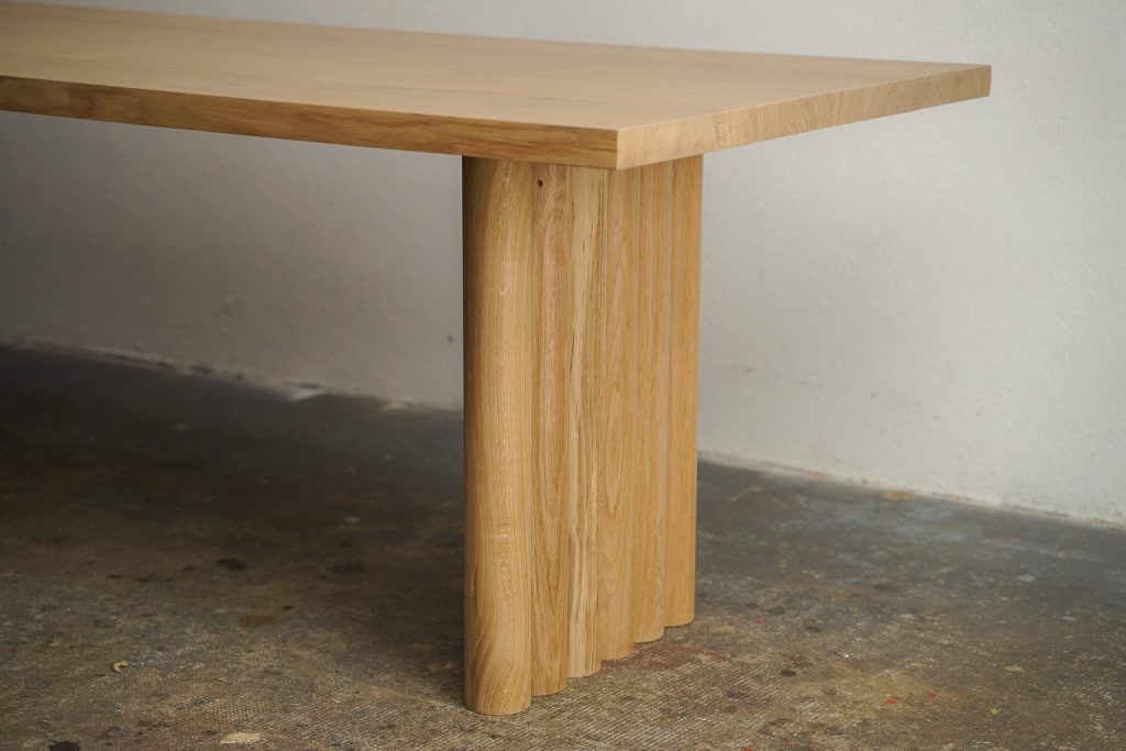 Table bois massif vernis - Table Accordérond - Robin