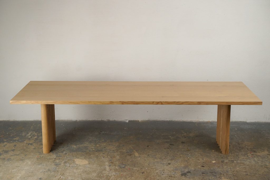 Table bois massif vernis - Table Accordérond - Robin