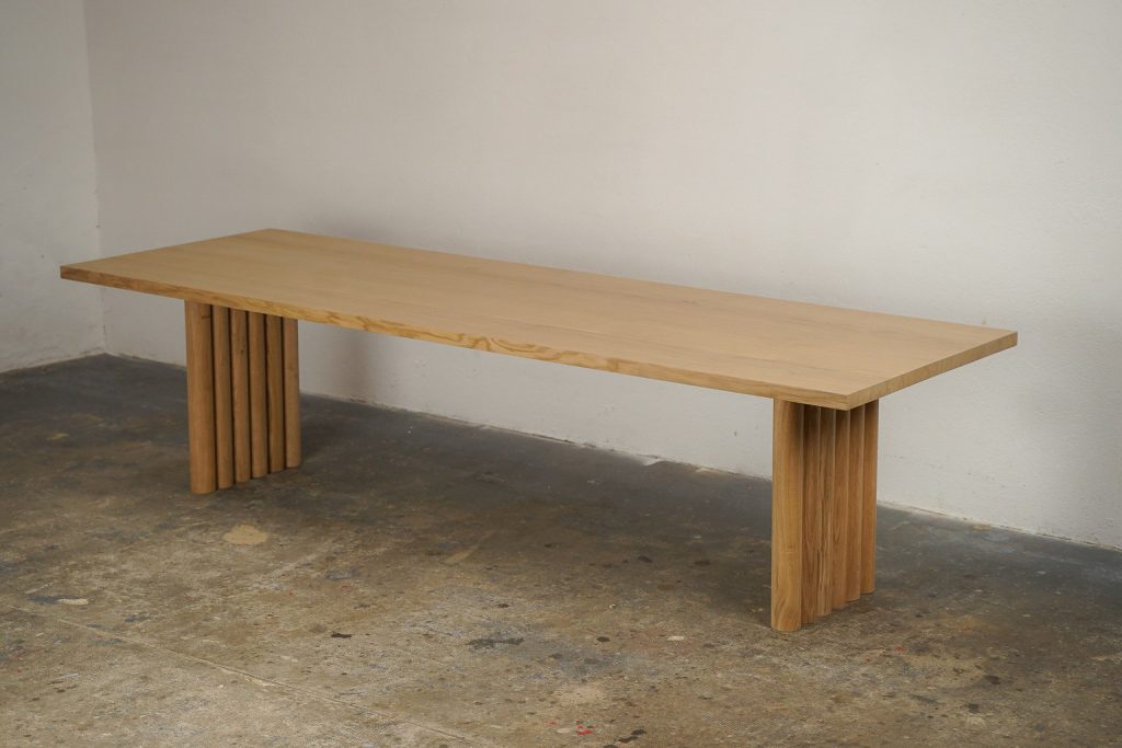 Table bois massif vernis - Table Accordérond - Robin